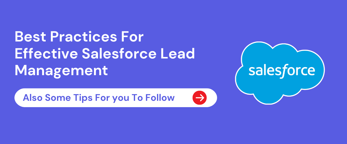 Tips And Best Practices For Effective Salesforce Lead Management